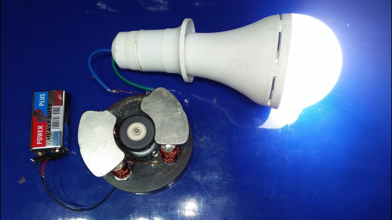 how to make Electricity from Magnet and Motor Free Energy Generator new ...