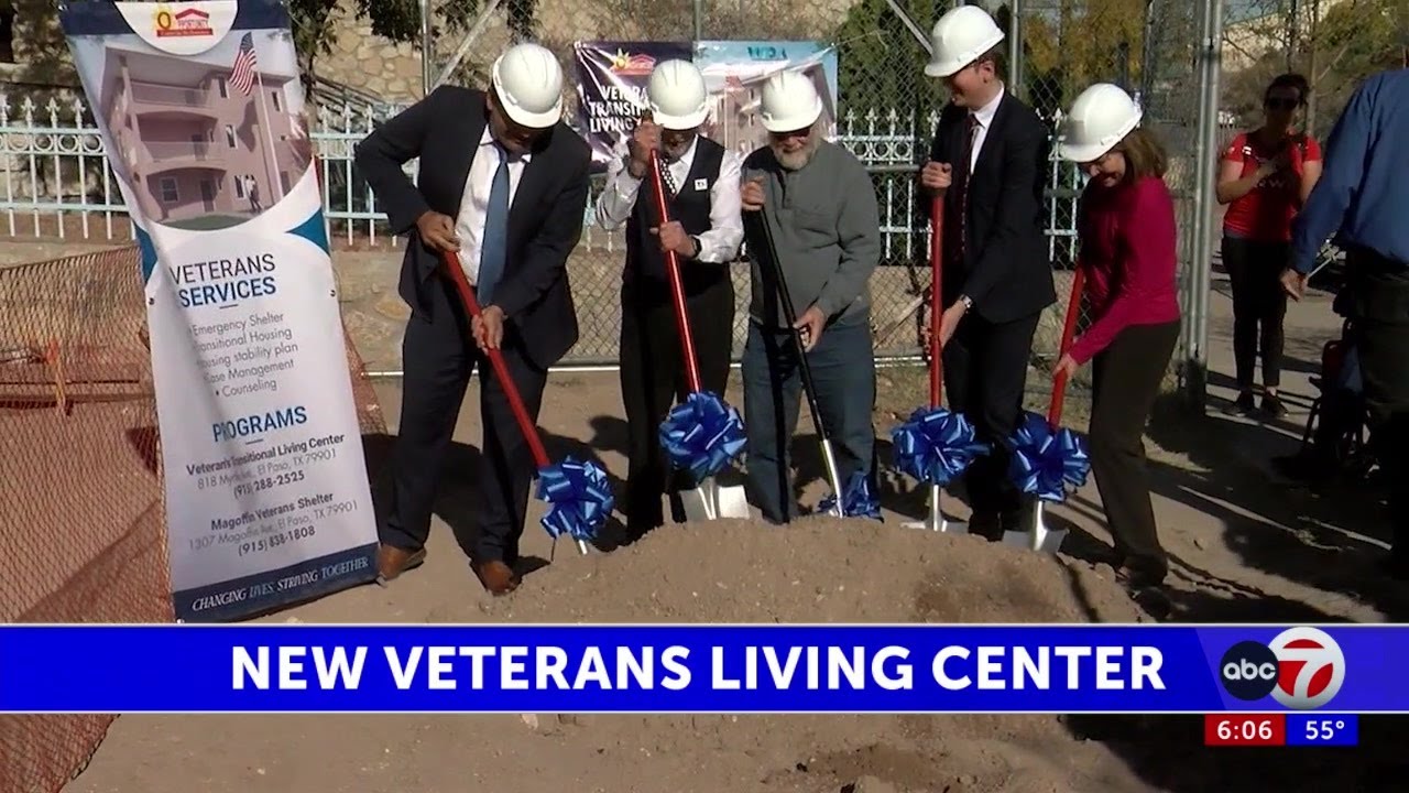 Groundbreaking ceremony for new Veterans Transitional Living Center ...