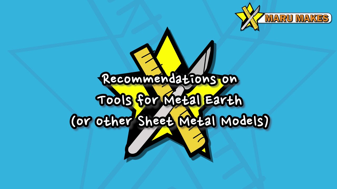 Recommended Tools Tips and Techniques for Metal Earth or Sheet Metal ...