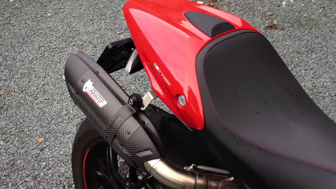 ItalMonster's : Ducati M796 ABS + Mivv Suono Carbone Exhaust Sound (Db ...