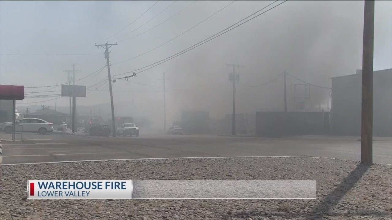 Lower Valley warehouse fire knocked down - YouTube