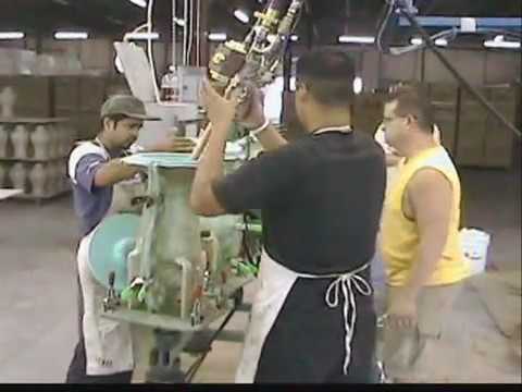 High Volume Resin Casting for RotoCasting - YouTube