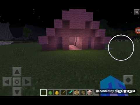 Minecraft gizemli pembe ev - YouTube