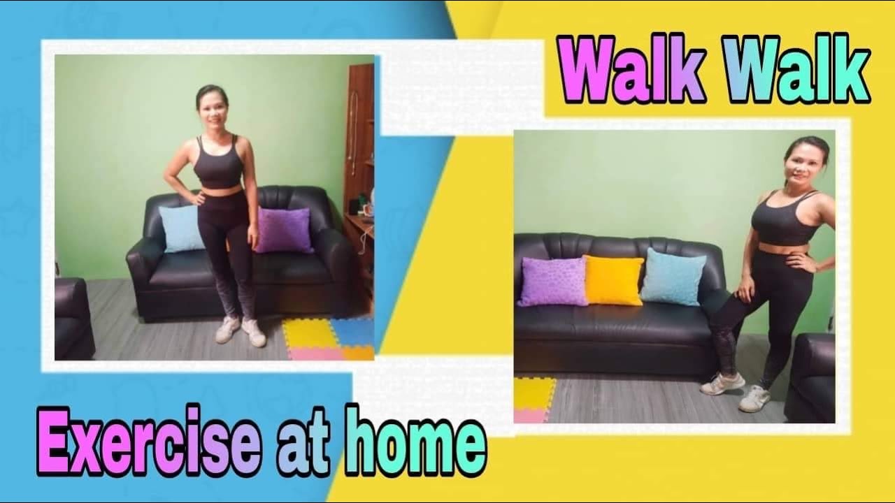 Walk walk exercise at home (Basic) - YouTube