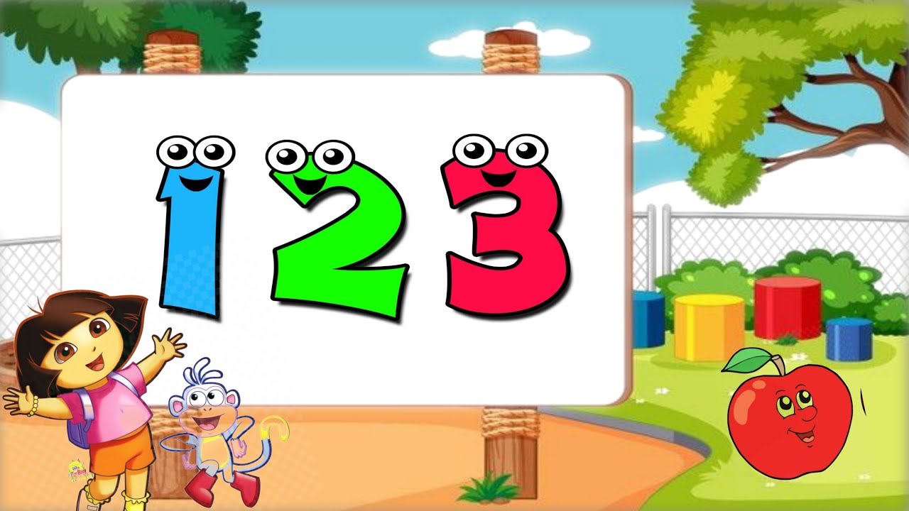 123 Number count | Learn to count | Number rhymes for kids | 1 to 20 ...