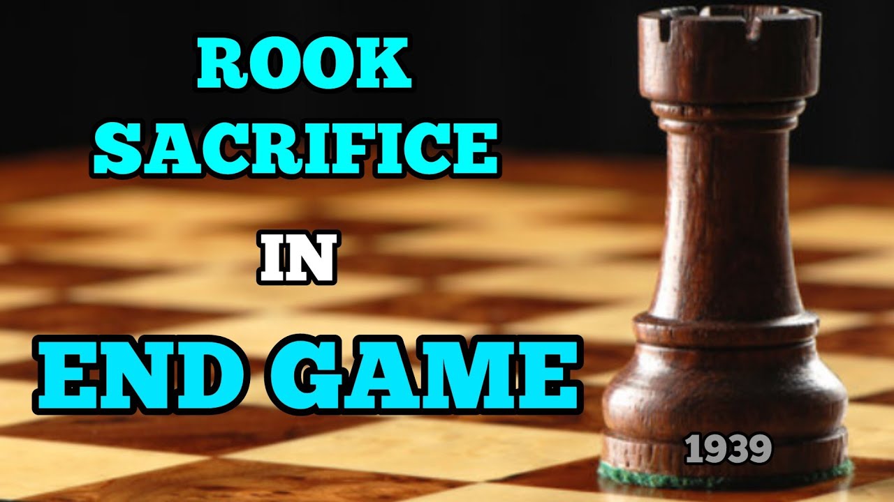 BRILLIANT ROOK SACRIFICE IN END GAME 👌👌 DULANTO vs YONOFSKY 1939 ♥️♥️ ...