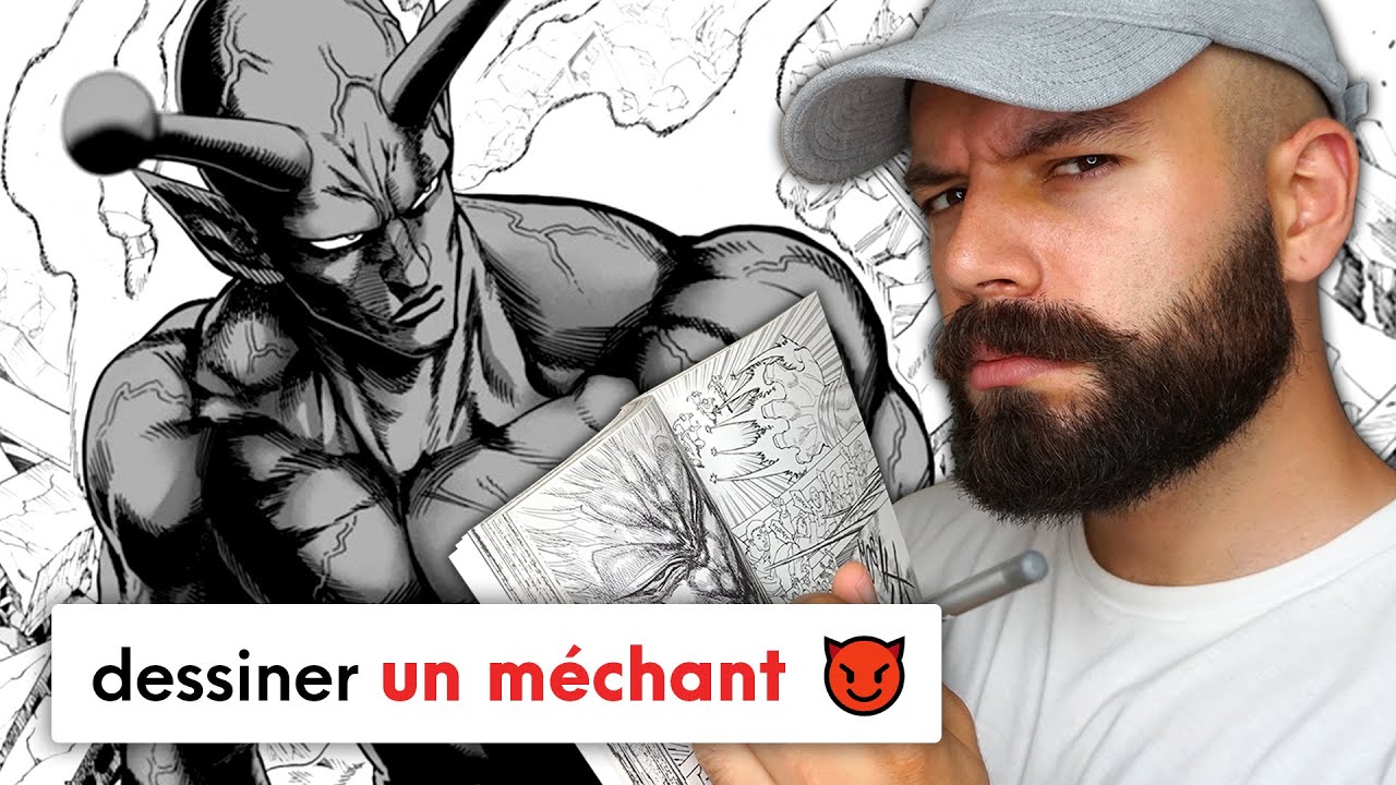TUTO ! Dessiner un MÉCHANT de MANGA 😈 - YouTube