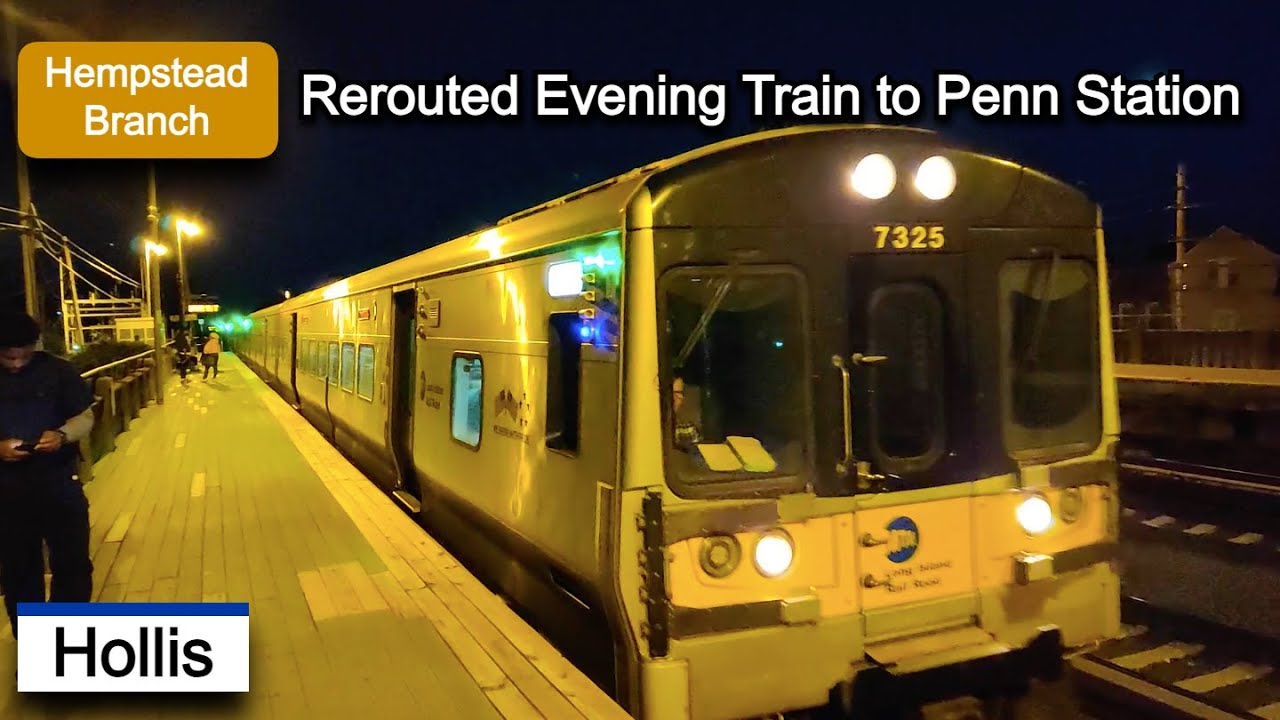 LIRR: Rerouted Hempstead Branch Evening Train to Penn Station Stops at ...
