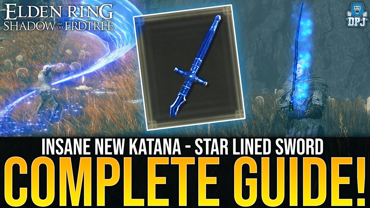 Elden Ring INSANE NEW INTELLIGENCE KATANA! - How To Get Star Lined Sword Katana - Complete Guide ...