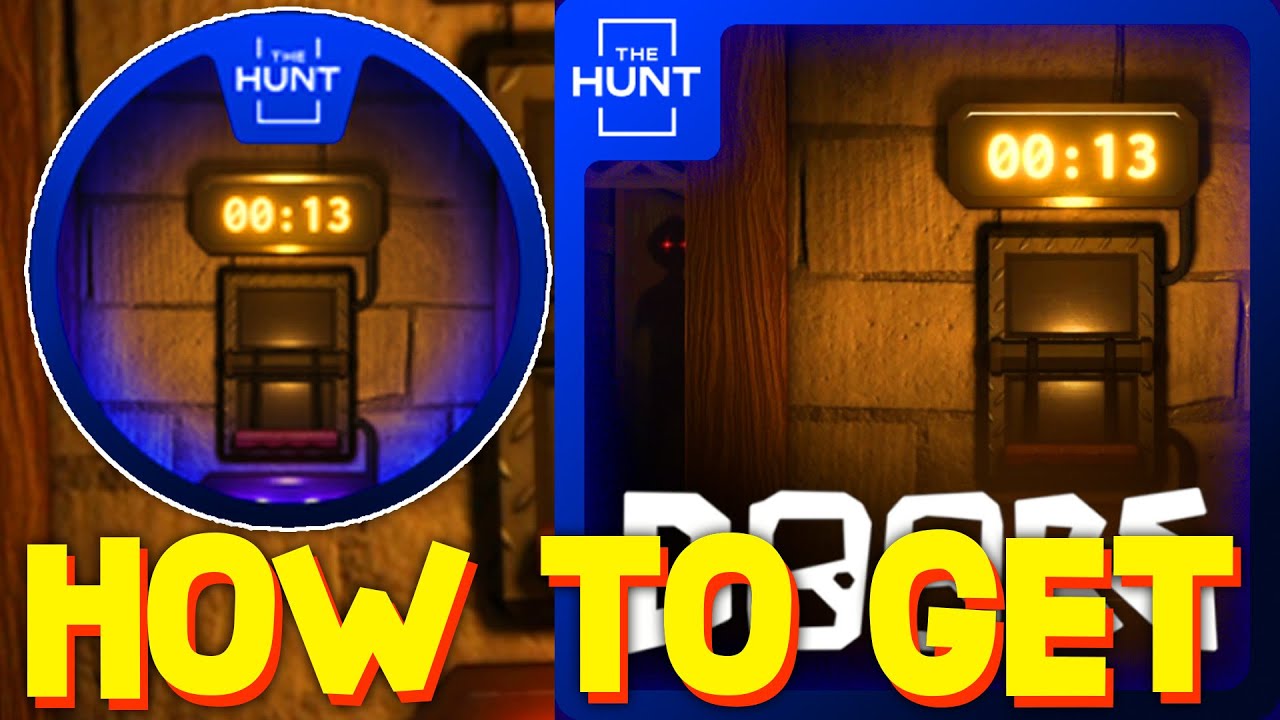 HOW TO GET DOORS THE HUNT: Escape the Backdoor BADGE + WALKTHROUGH ...