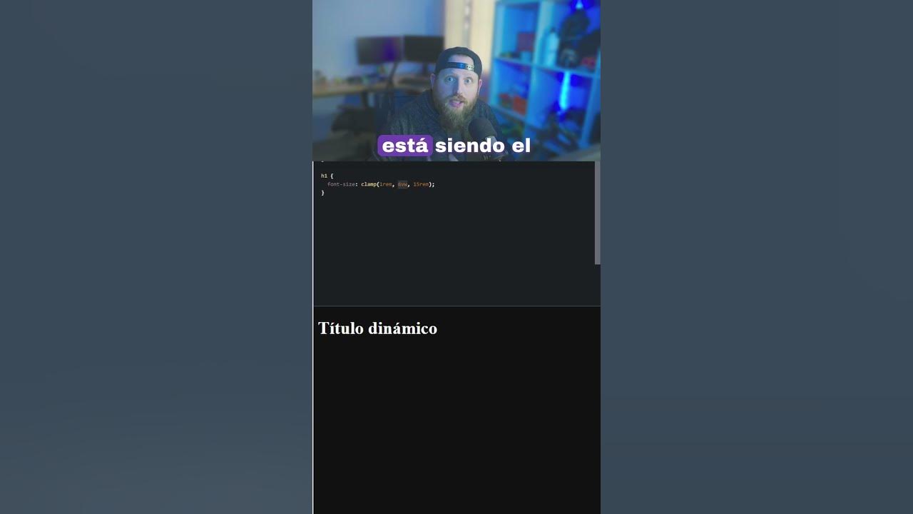 CLAMP: Como Ajustar La fuente de tu web en una linea CSS #shorts #programacion #desarrolladorweb ...