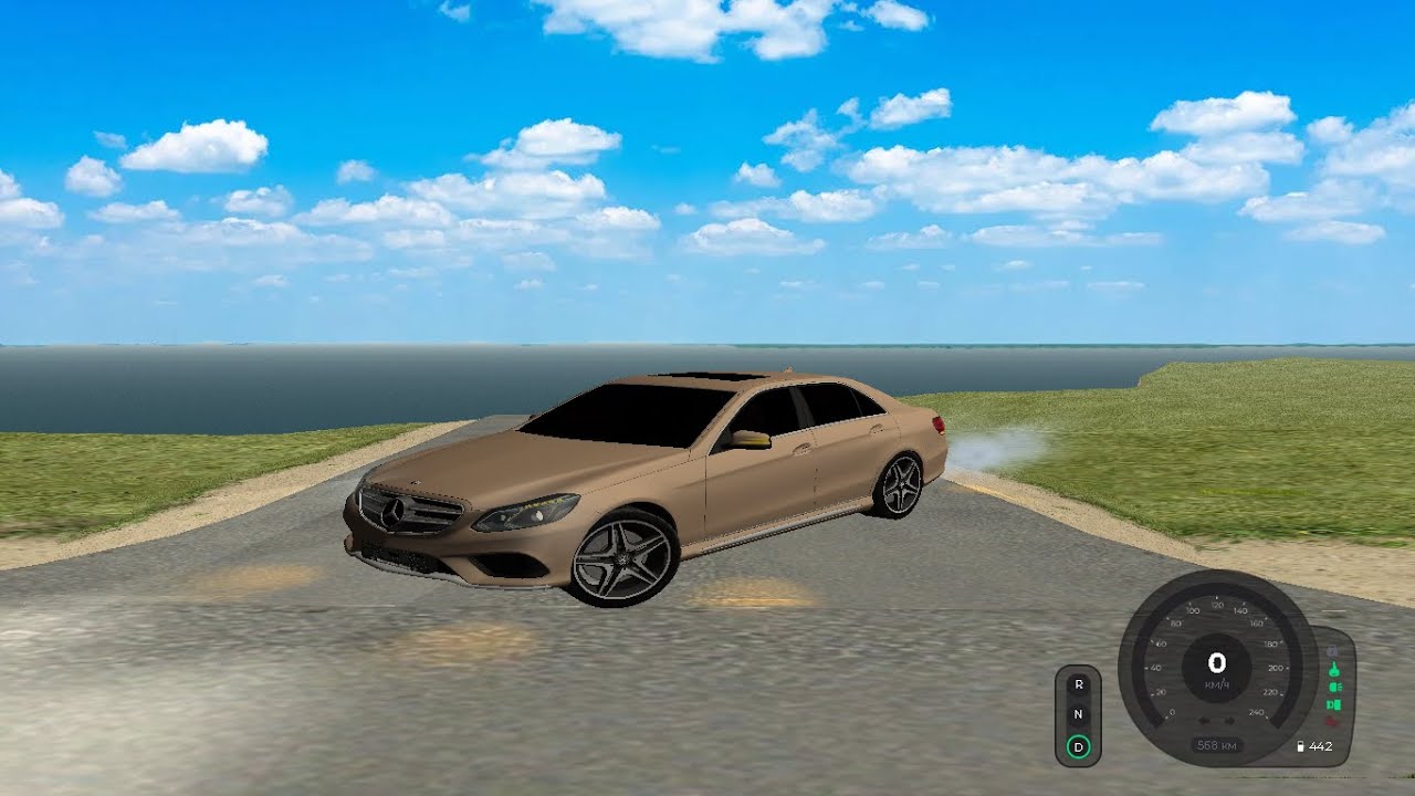 ОБЗОР НА MERCEDES-BENZ E200 // GreenTech RP - YouTube