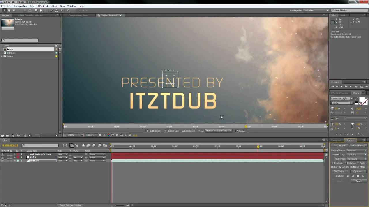 How to Motion Track in Adobe After Effects - YouTube