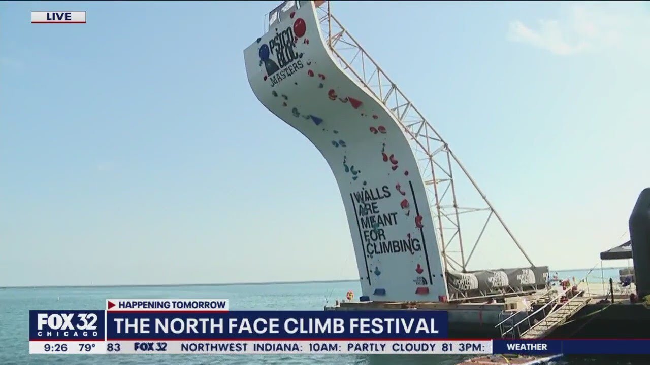 Navy Pier is the scene for an exciting climbing competition Friday and ...