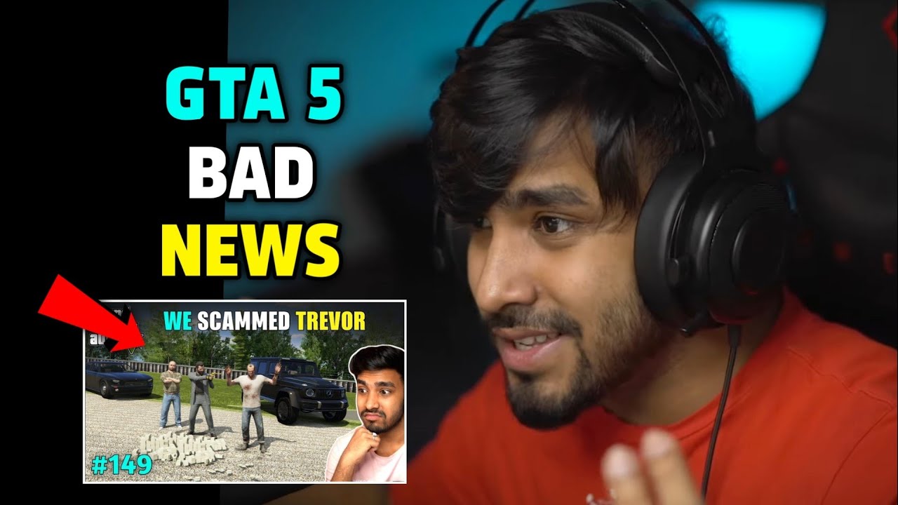 TECHNO GAMERZ GTA 5 BAD NEWS | TECHNO GAMERZ | UJJWAL GAMER - YouTube