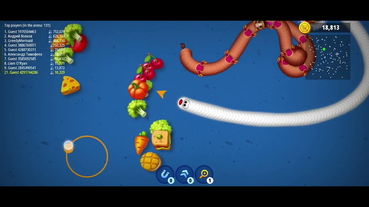worms zone#snakelite - YouTube