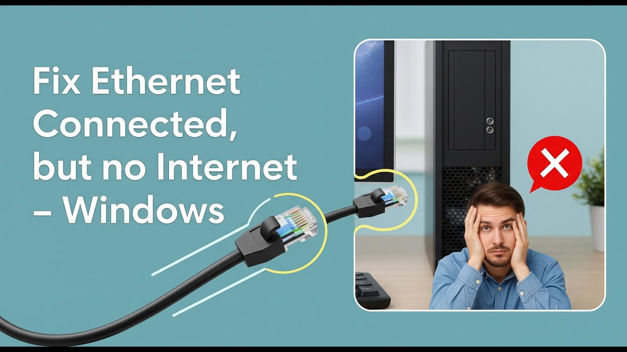 Fix Ethernet Connected, but no Internet - Windows 11 (also works on ...