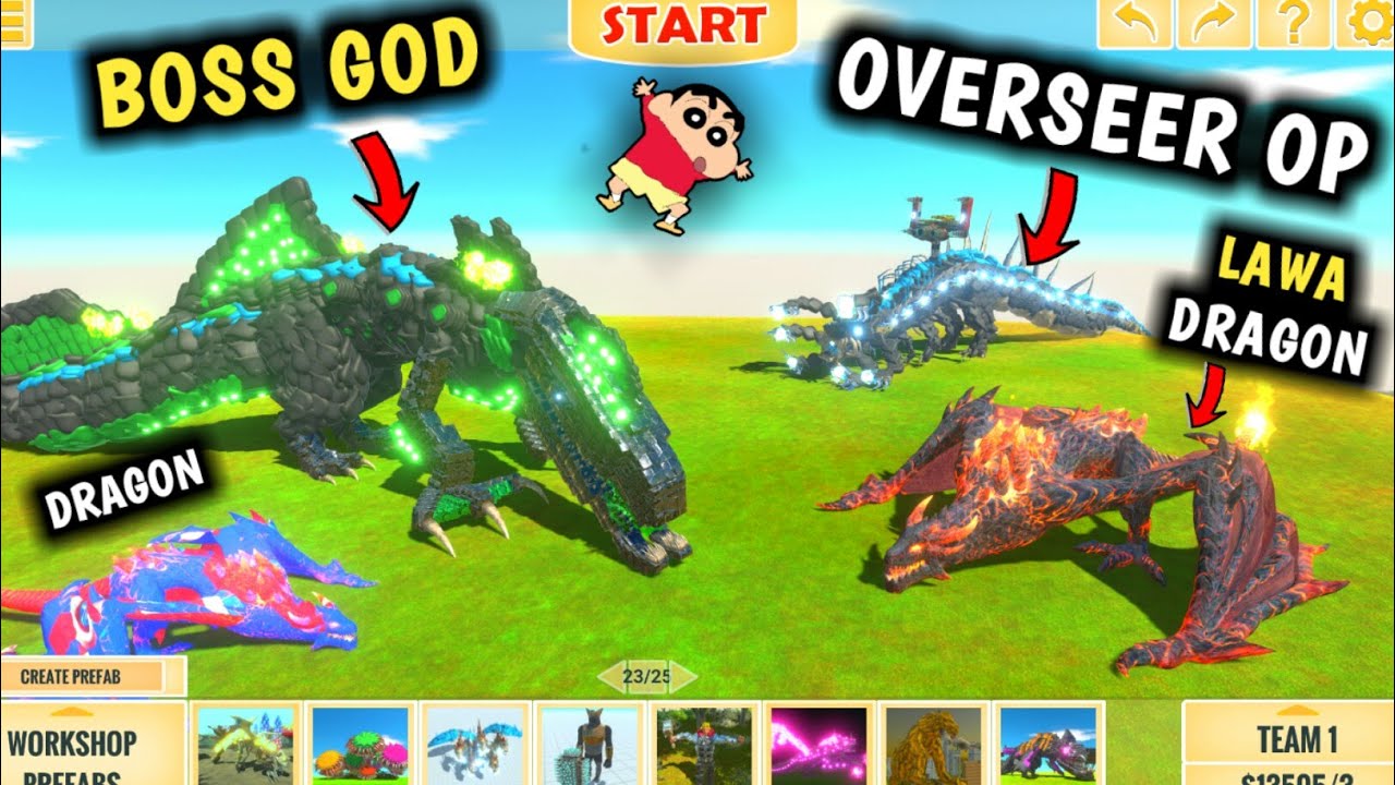 OVERSEER vs GOD OF DARKNESS in ARBS | Animal Revolt Battle Simulator ...