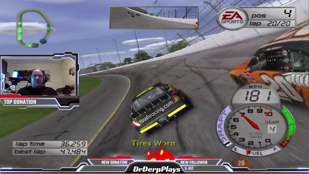 DrDerp Plays NASCAR Thunder 2003 For The First Time #1 - YouTube