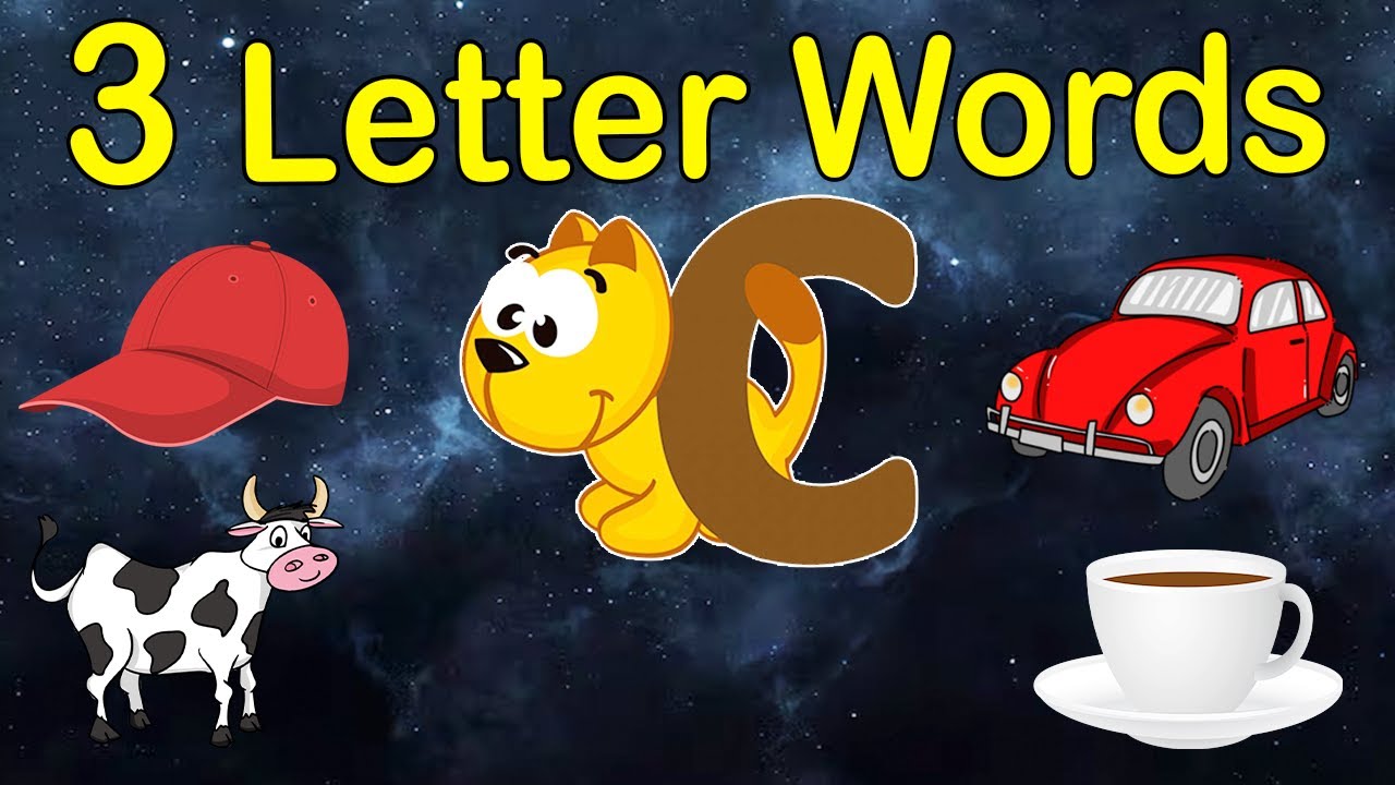3 Letter Words Starting With 'C' / Phonics / Learn to Read / Word Magic ...