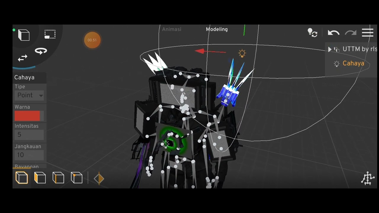 How to make red screen Titan tvman | prisma3d - YouTube
