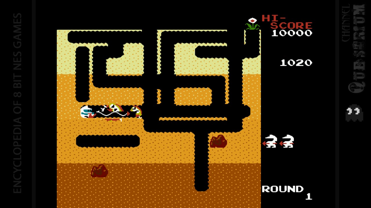 Dig Dug - 8 bit game - YouTube