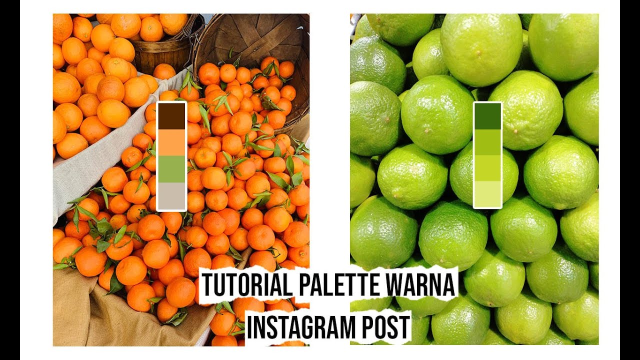 TUTORIAL Membuat Palette Warna Instagram | Trik Instagram - YouTube