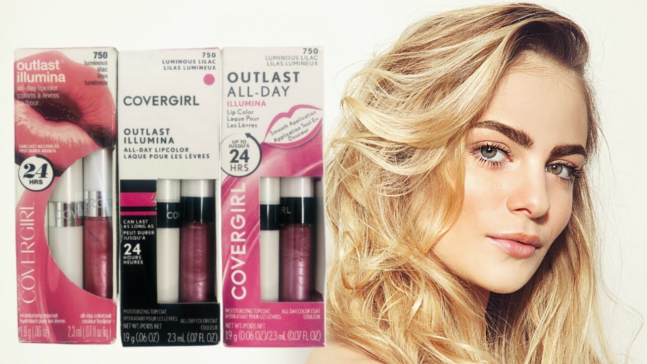 COVERGIRL Outlast All-Day Lip Color With Topcoat Luminous Lilac 750 ...