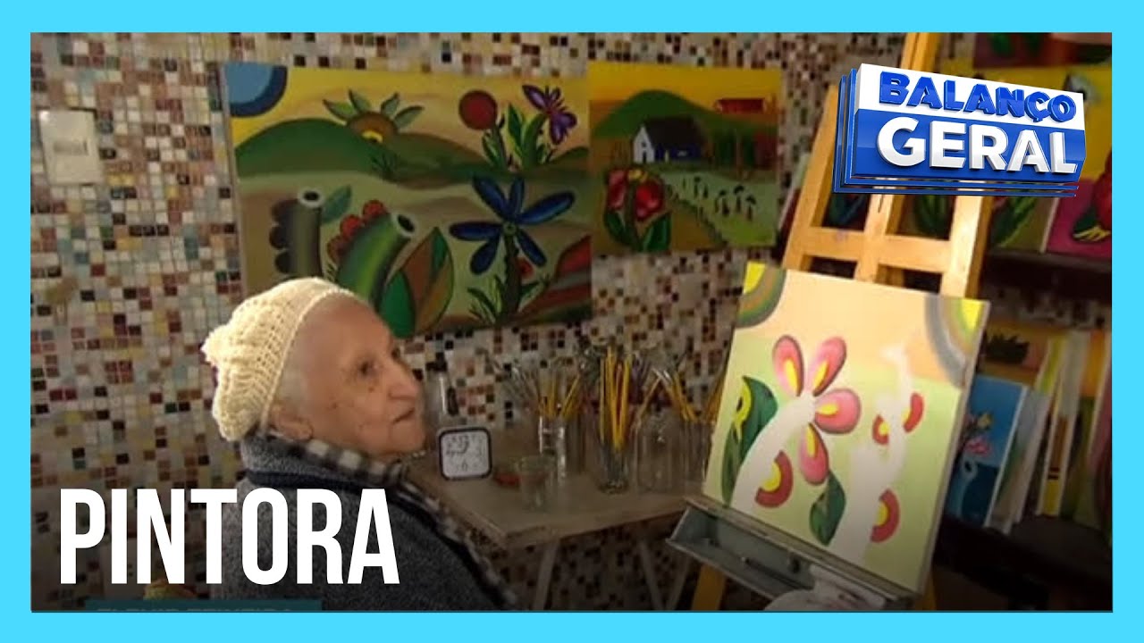 Pintora brasileira que fez sucesso internacional, mostra suas obras ...