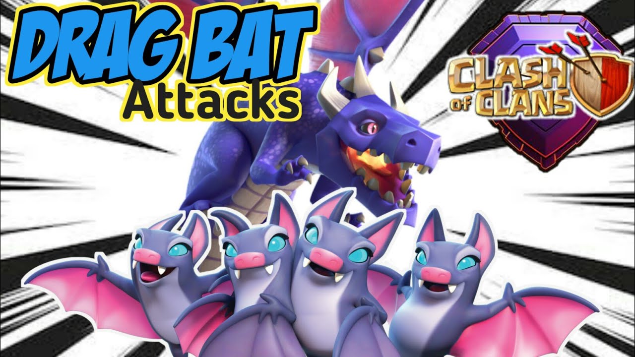 TH13 Attacks Strategy || Drag Bat Spells || Clash Of Clans - YouTube
