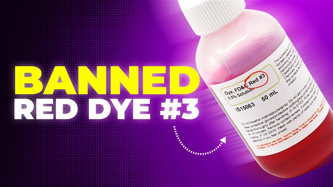 Poison in your food and all about Red Dye No. 3 - YouTube
