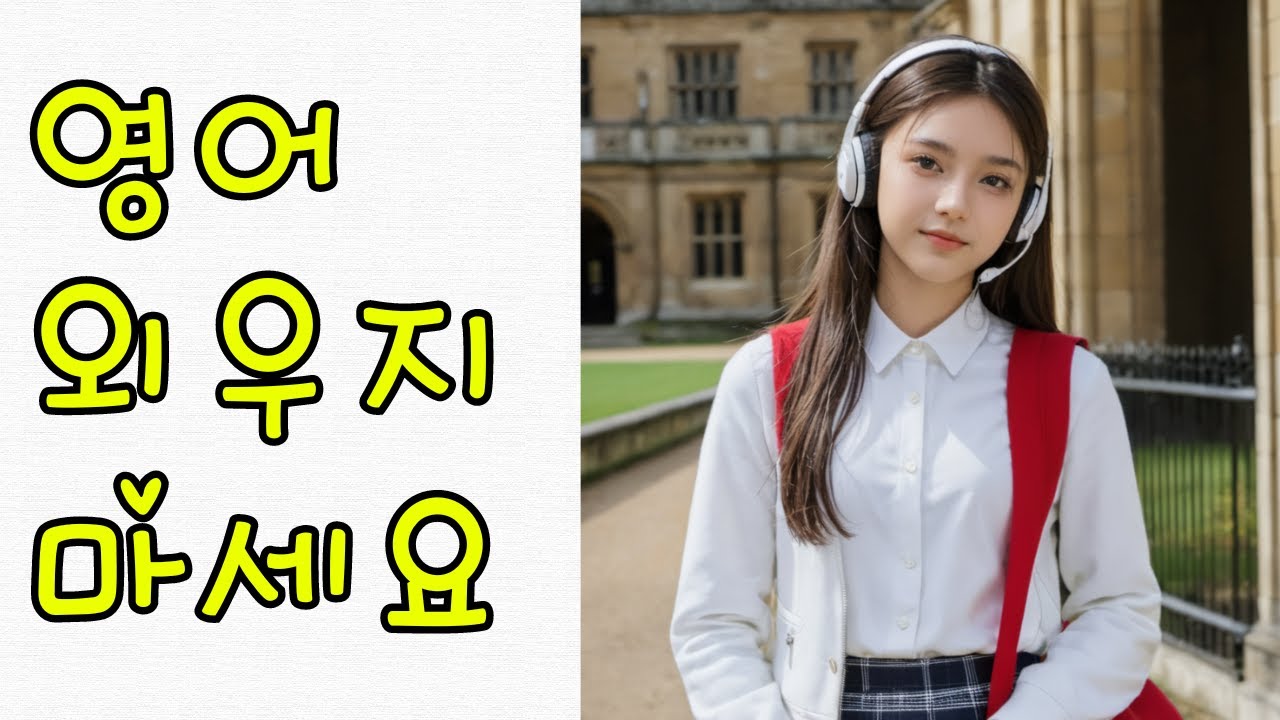 영어 외우지 마세요 계속 들으면 당신의 영어가 성장합니다 영단어and숙어 영어 회화 흘려 듣기 기초 영어 반복 학습
