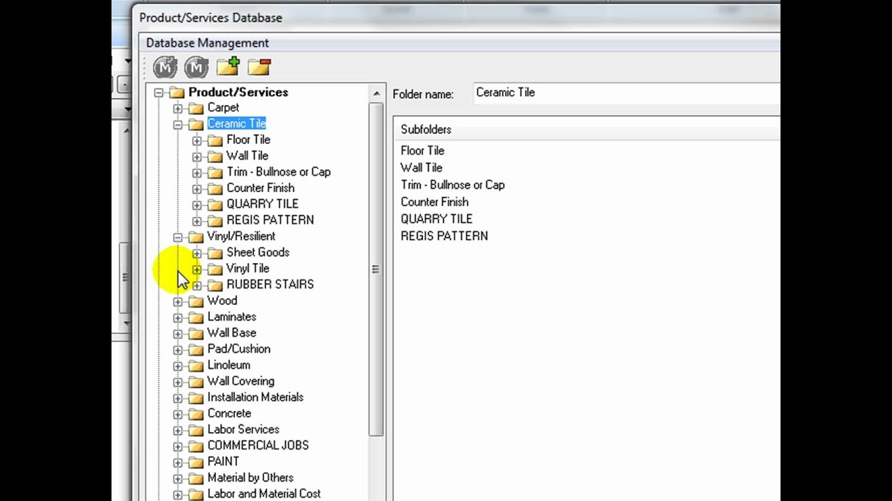 Two level structure of product and services master database - YouTube
