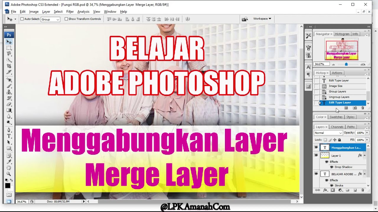 Cara Menggunakan Atau Bekerja Dengan Layers Di Photoshop My Xxx Hot Girl