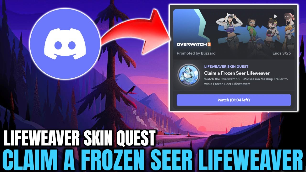 🔧 FREE DISCORD Claim a Frozen Seer Lifeweaver - LIFEWEAVER SKIN QUEST ...