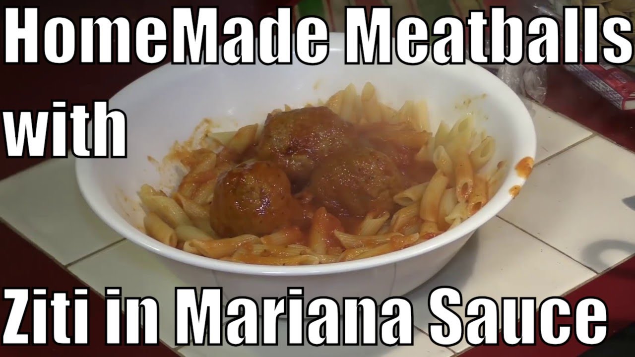 Meatballs in Mariana Sauce Home Made - Mama Monti Style - YouTube