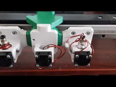 rack and pinion 3d printed - YouTube