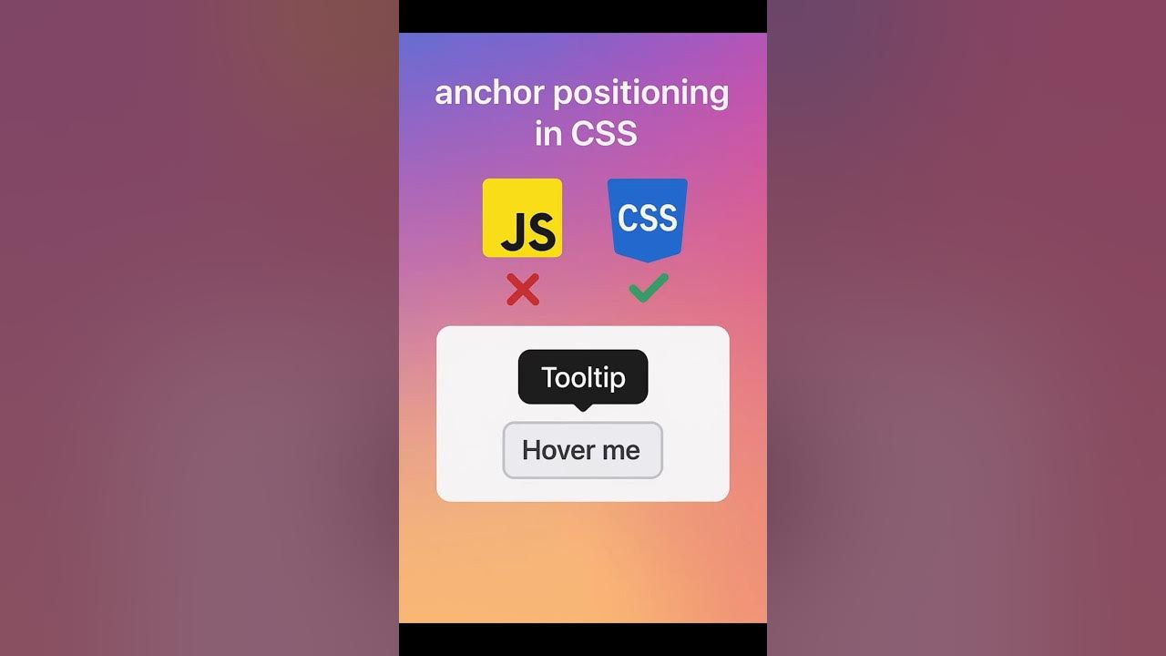 🚨 You're Doing Tooltip Positioning WRONG! Use This CSS Trick Instead - Anchor Positioning in CSS ...