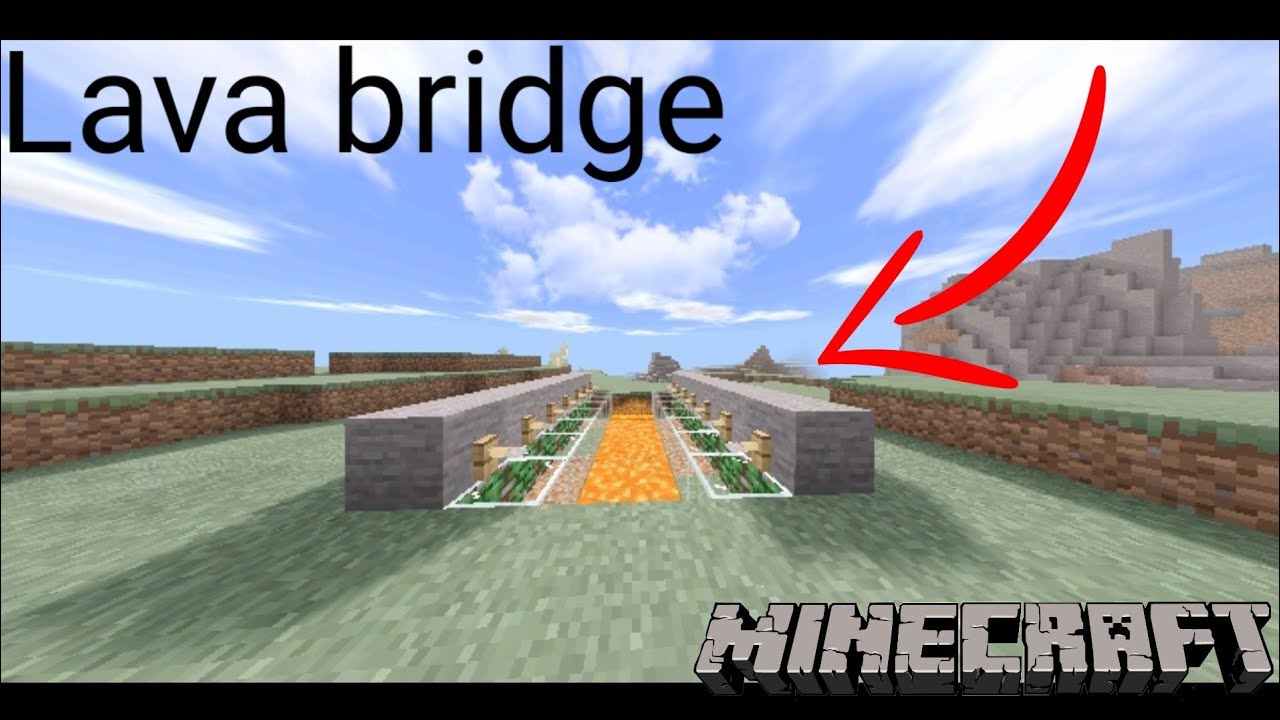HOW TO MAKE A LAVA BRIDGE | MINECRAFT | BD Crafter - YouTube