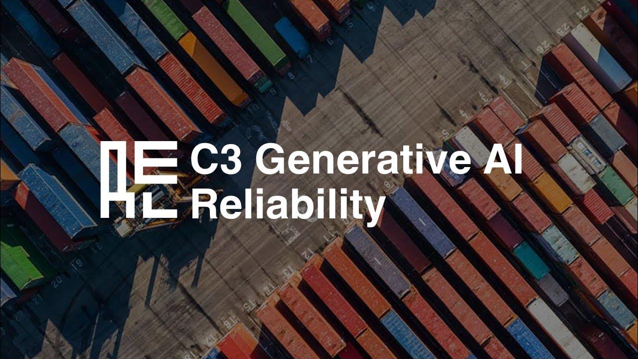 Introducing C3 Generative AI for Reliability - YouTube