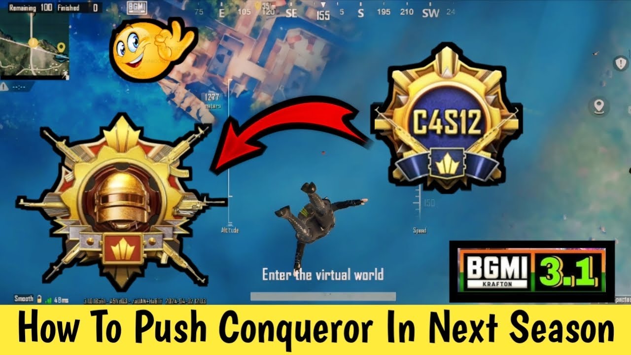 🇮🇳 HOW TO PUSH CONQUEROR IN NEXT SEASON 🥵 l SOLO RANK PUSH CONQUEROR l (NEW EVENT)🤗 - YouTube