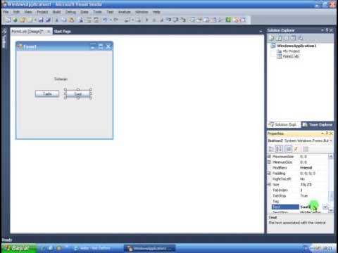 Visual Basic .NET - Ders 167 : Sistemin Saat Ve Tarihini Öğrenme - YouTube