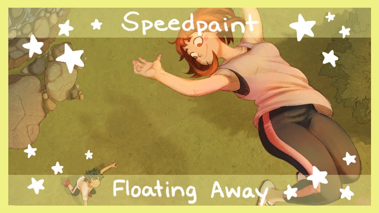 (BNHA) Deku x Uraraka Speedpaint - Floating Away - YouTube