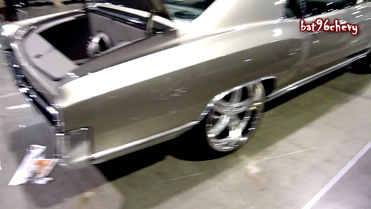 Silver 72 Chevrolet Monte Carlo on 22" Vossen Wheels: V103 Car Show ...