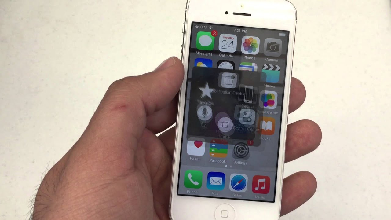 How to Fix iPhone Home or Power Button on Apple iPhone 5 or 6 iOS 8 ...