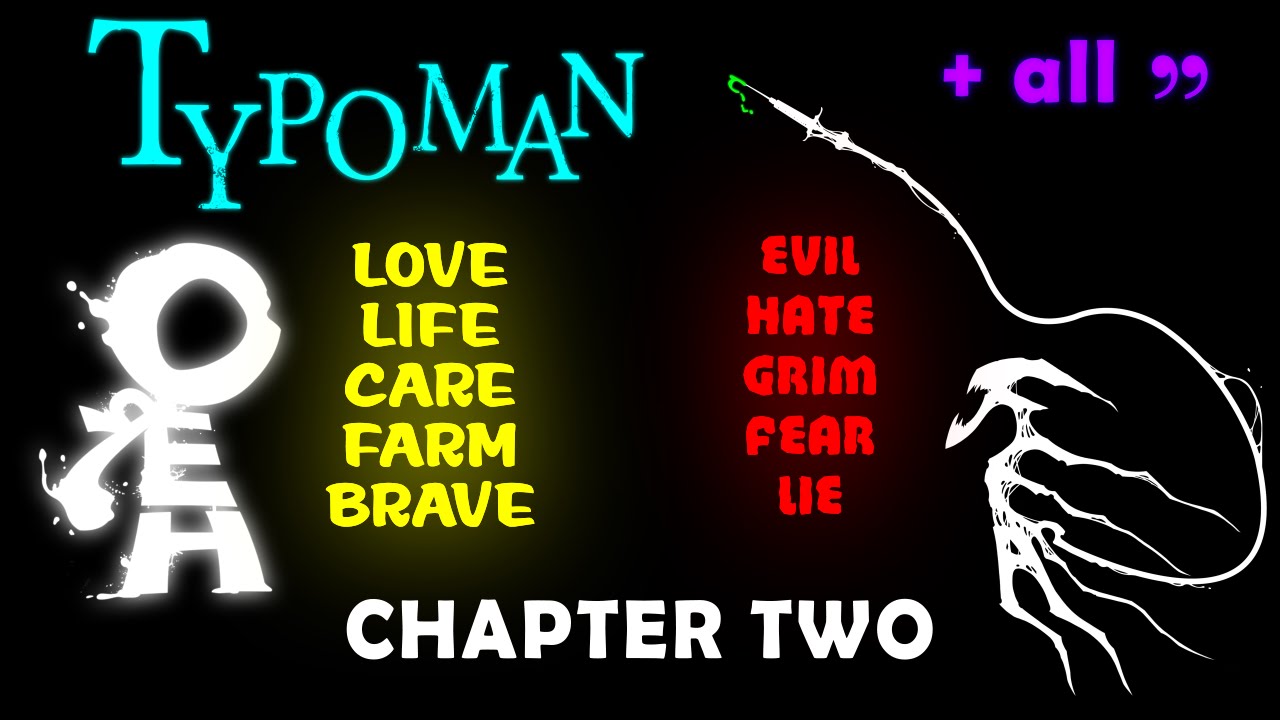 Walkthrough Typoman: Revised Chapter Two + getting all Quotations - YouTube
