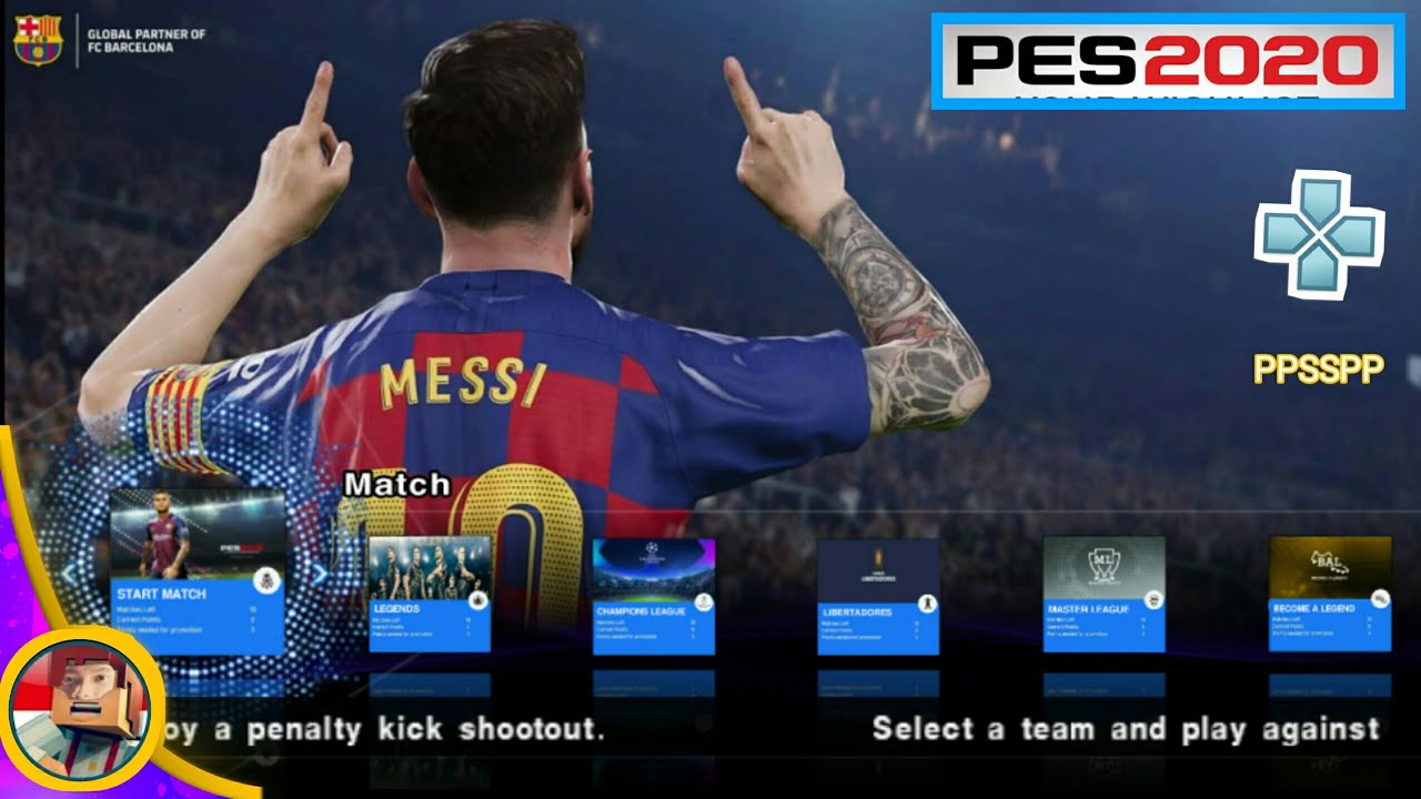 eFootball PES 2020 PPSSPP - YouTube