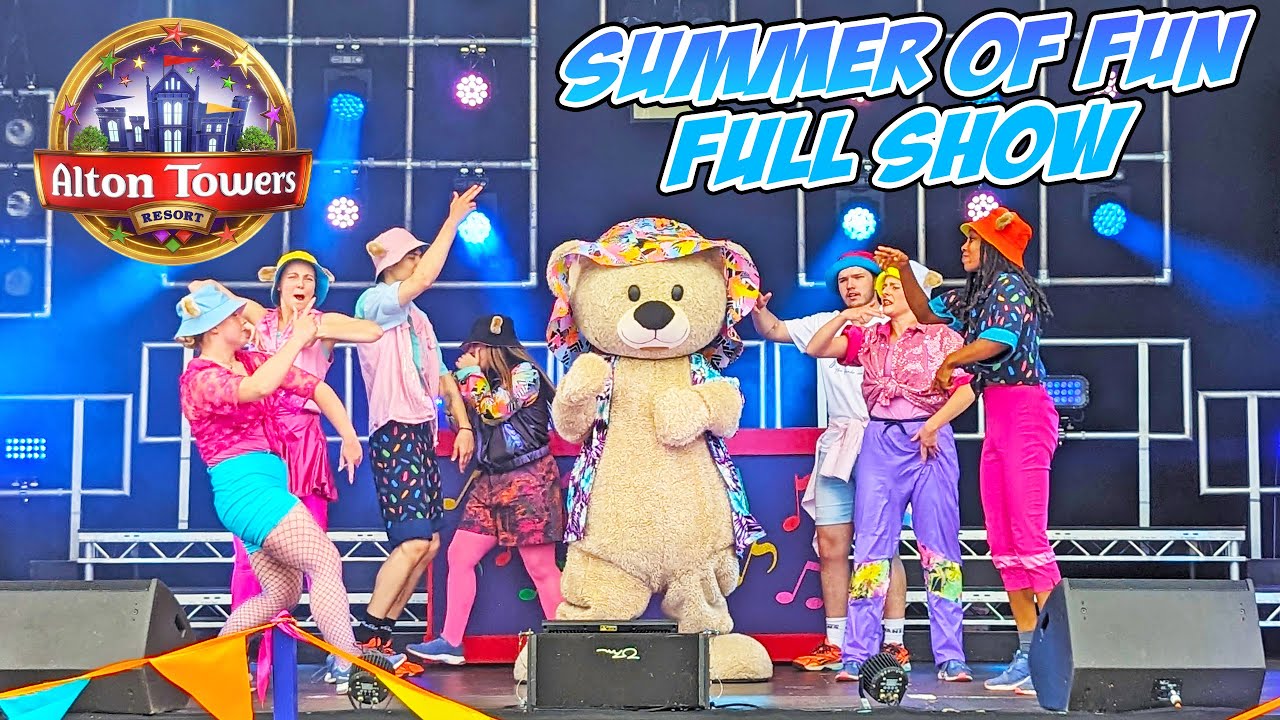 Summer of Fun Full Show with DJ Alton Bear at Alton Towers (Sept 2023 ...