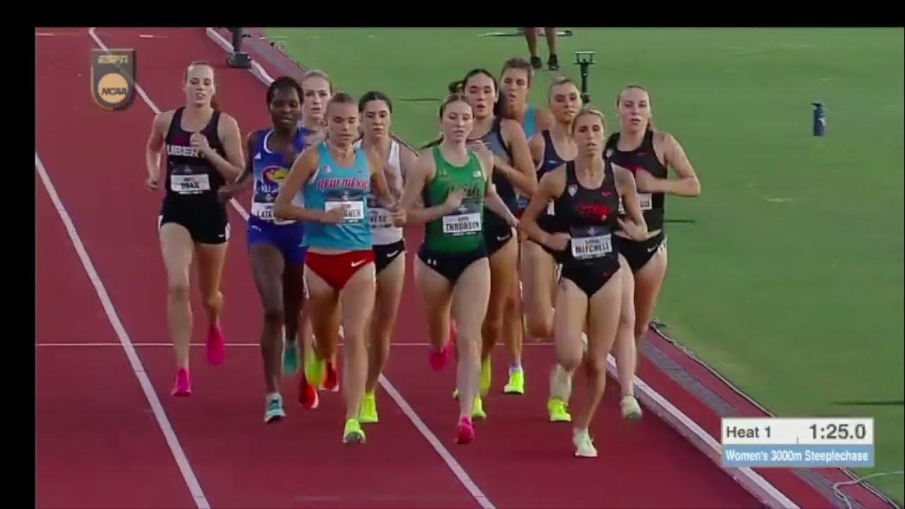 NCAA Outdoor Track and Field Championships | Womens 3000m Steeplechase Semifinal 2023 - YouTube
