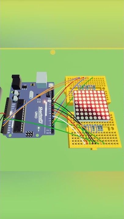 8x8 LED Dot Matrix Animation #shorts - YouTube